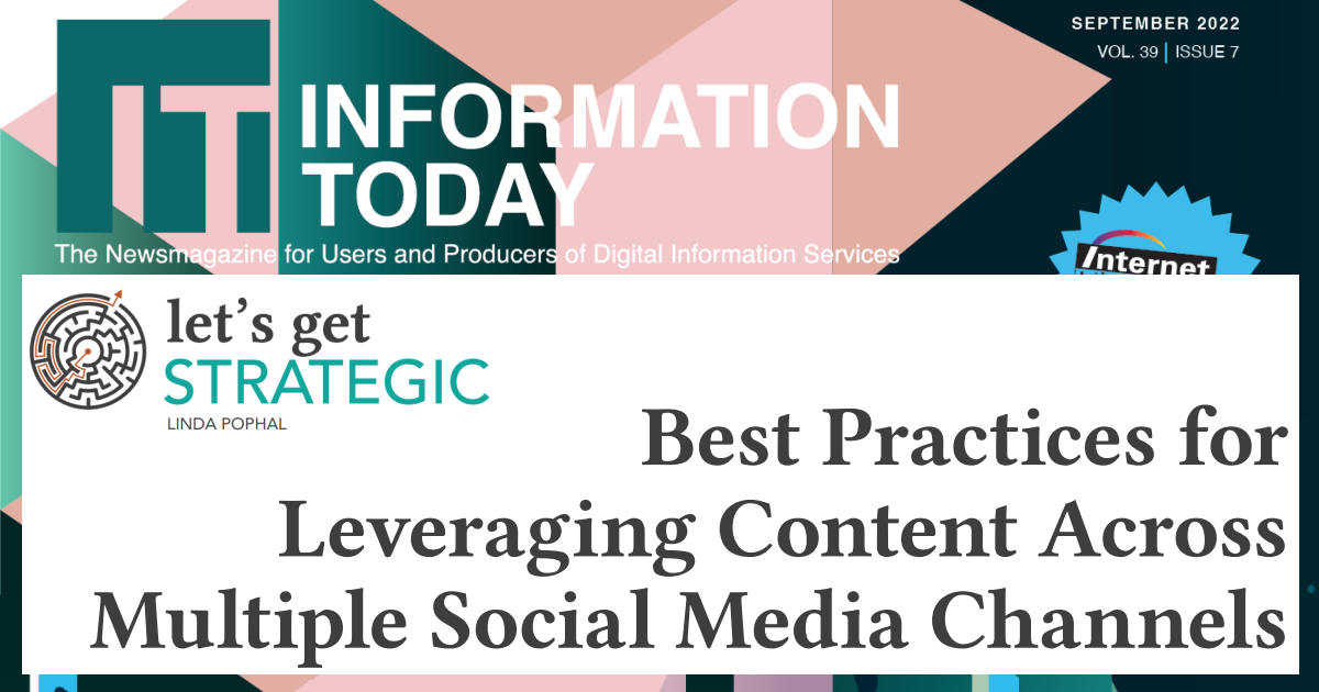 LET'S GET STRATEGIC - Best Practices for Leveraging Content Across ...