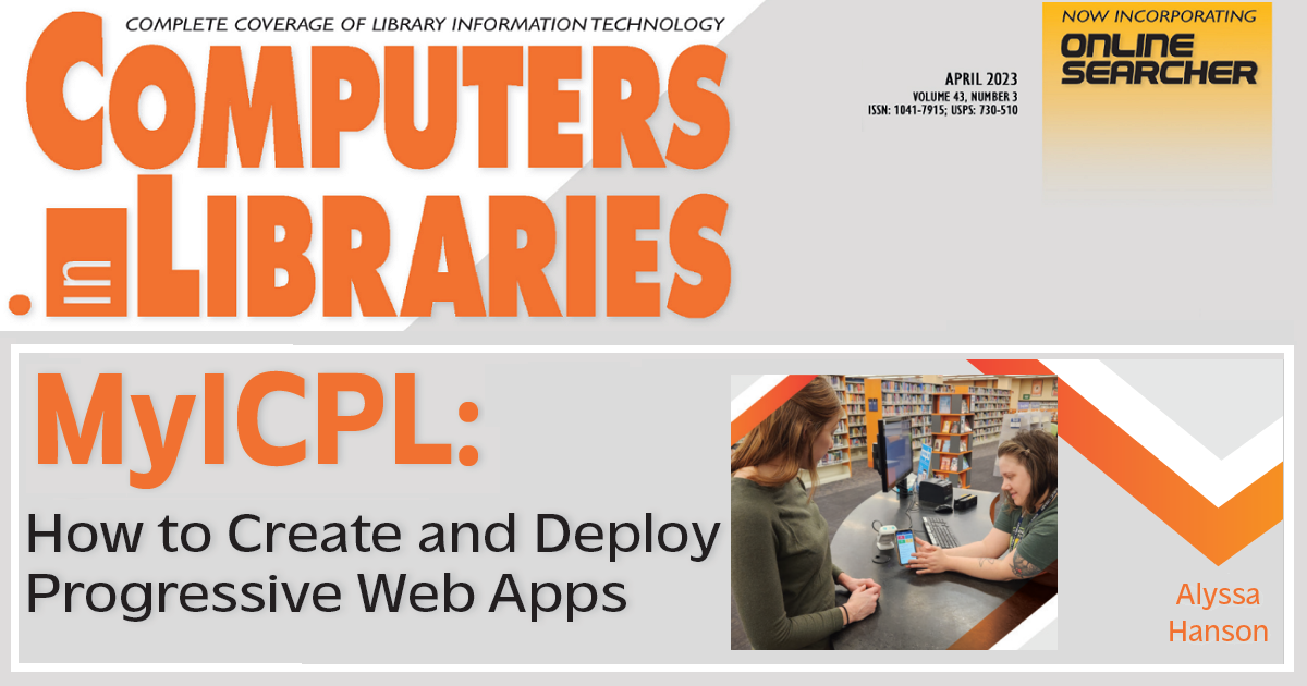 FEATURE - MyICPL: How to Create and Deploy Progressive Web Apps