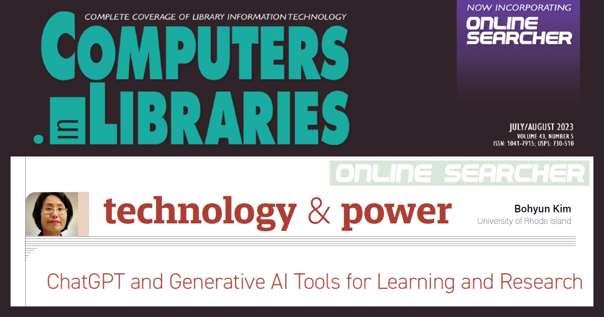 TECHNOLOGY & POWER - ChatGPT and Generative AI Tools for Learning and ...
