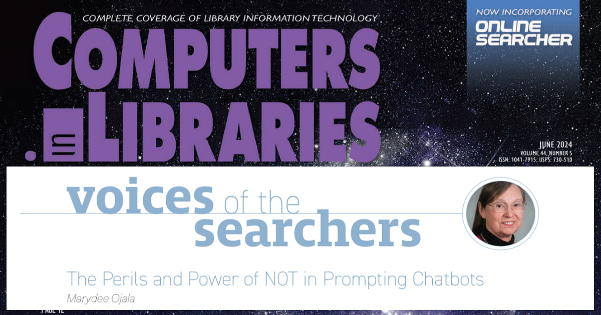 VOICES OF THE SEARCHERS - The Perils and Power of NOT in Prompting Chatbots