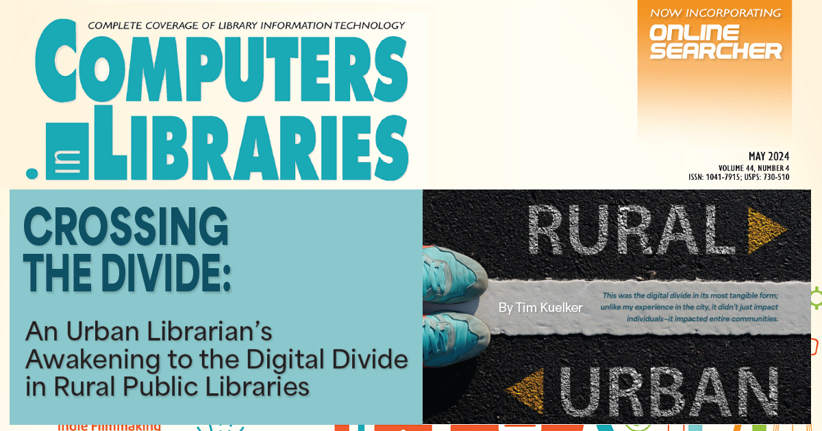 FEATURE - Crossing the Divide: An Urban Librarian’s Awakening to the ...