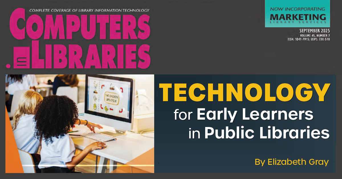 FEATURE - Technology for Early Learners in Public Libraries