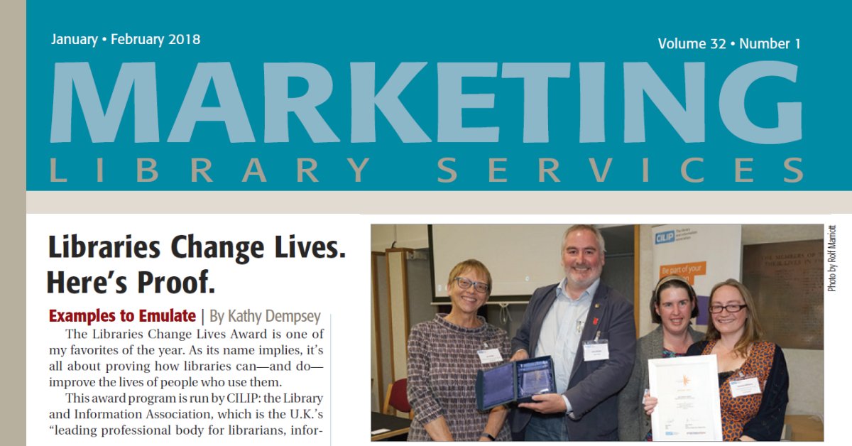 COVER STORY: Libraries Change Lives. Here's Proof.
