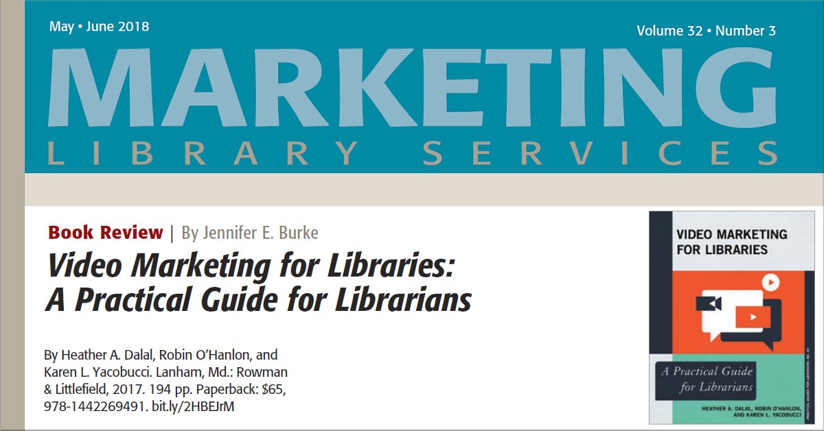 BOOK REVIEW - Video Marketing for Libraries: A Practical Guide for ...