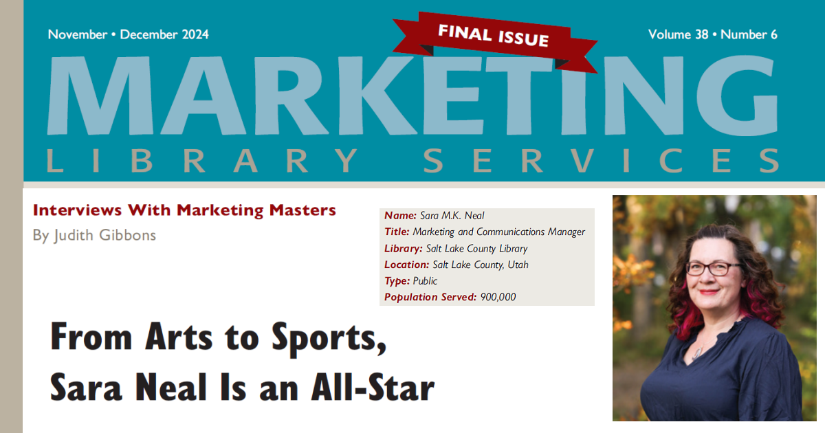 INTERVIEWS WITH MARKETING MASTERS - From Arts to Sports, Sara Neal Is ...