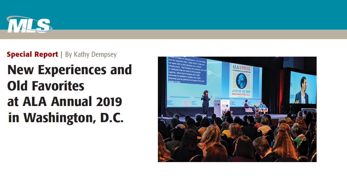 SPECIAL REPORT - New Experiences and Old Favorites at ALA Annual 2019 ...